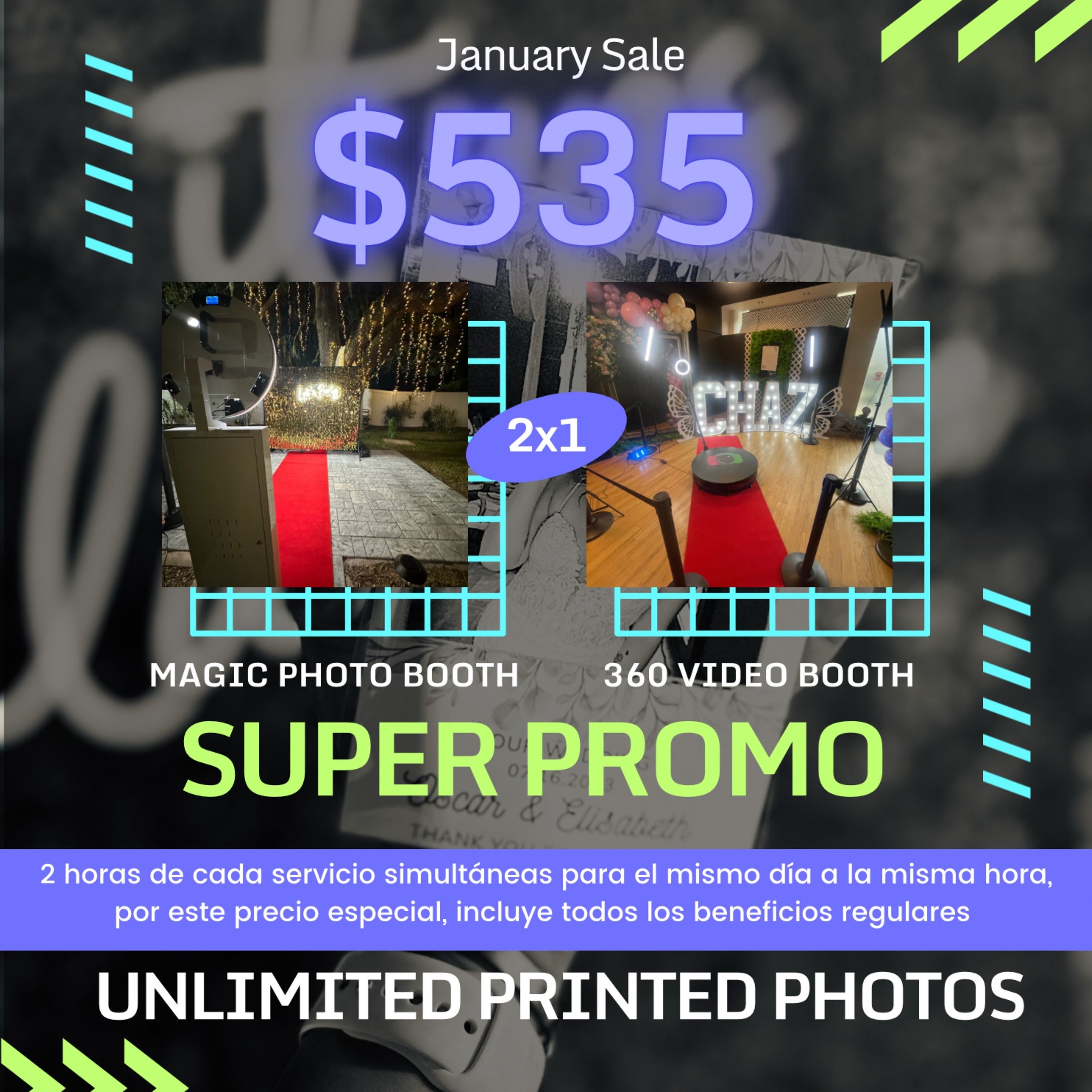 PROMO 2x1 Photo Booth | Party Photo Orlando